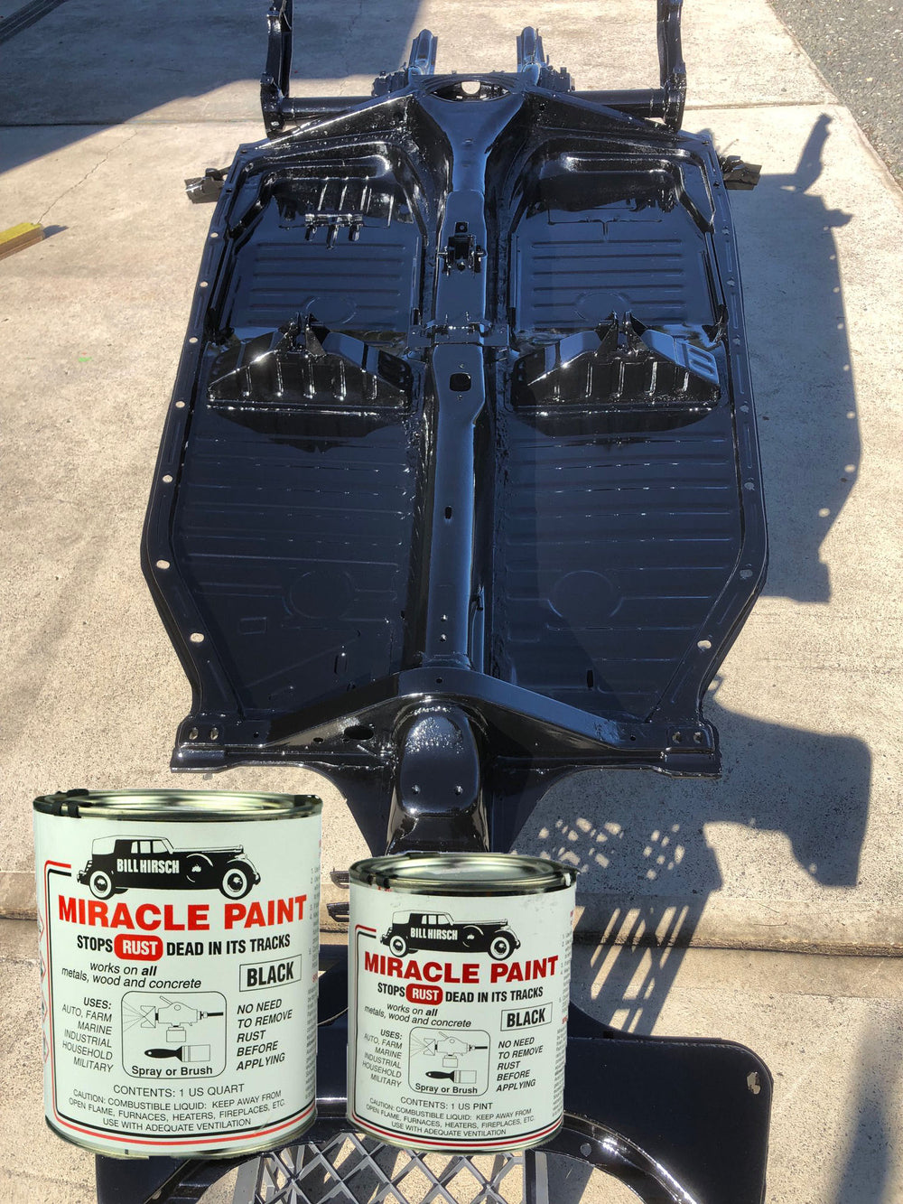 Bill Hirsch Miracle Paint RUST Paint - DIRECTIONS FOR USE